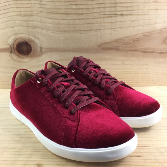 Cole Haan | Shoes | Cole Haan Grand Crosscourt Ii Red Velvet Womens ...